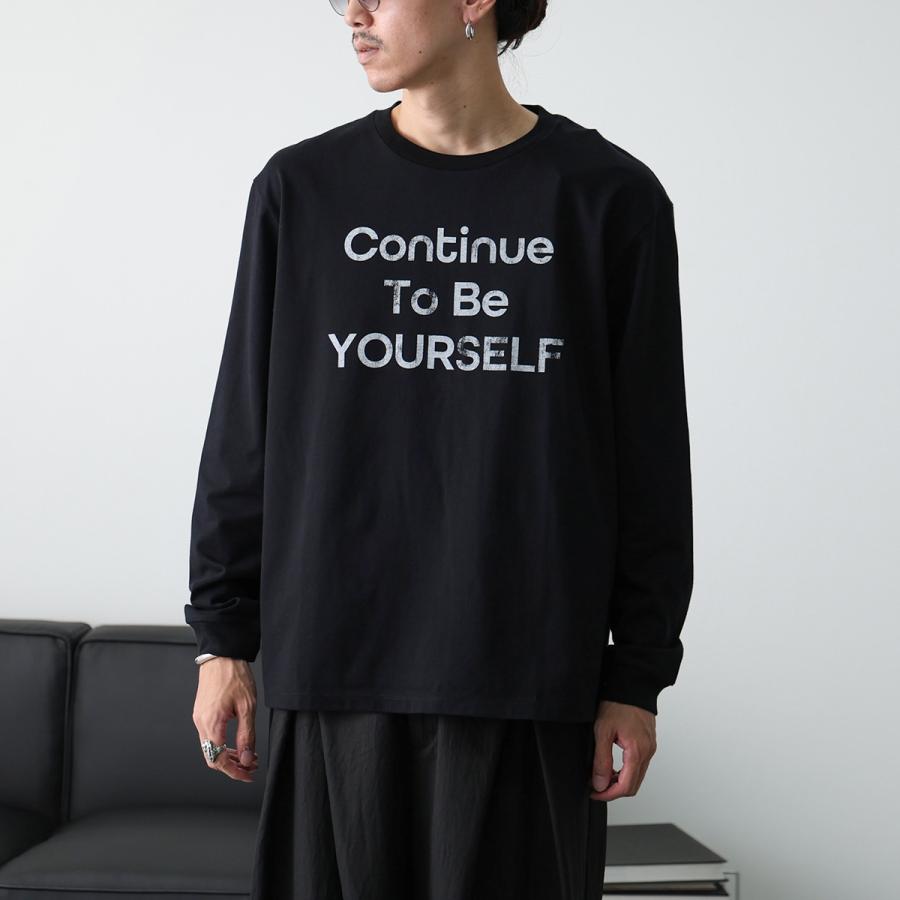 EKAT エカット Tシャツ LOGO LONG SLEEVE TEE ENG2408251 メンズ レディース 長袖 カットソー プリント ...