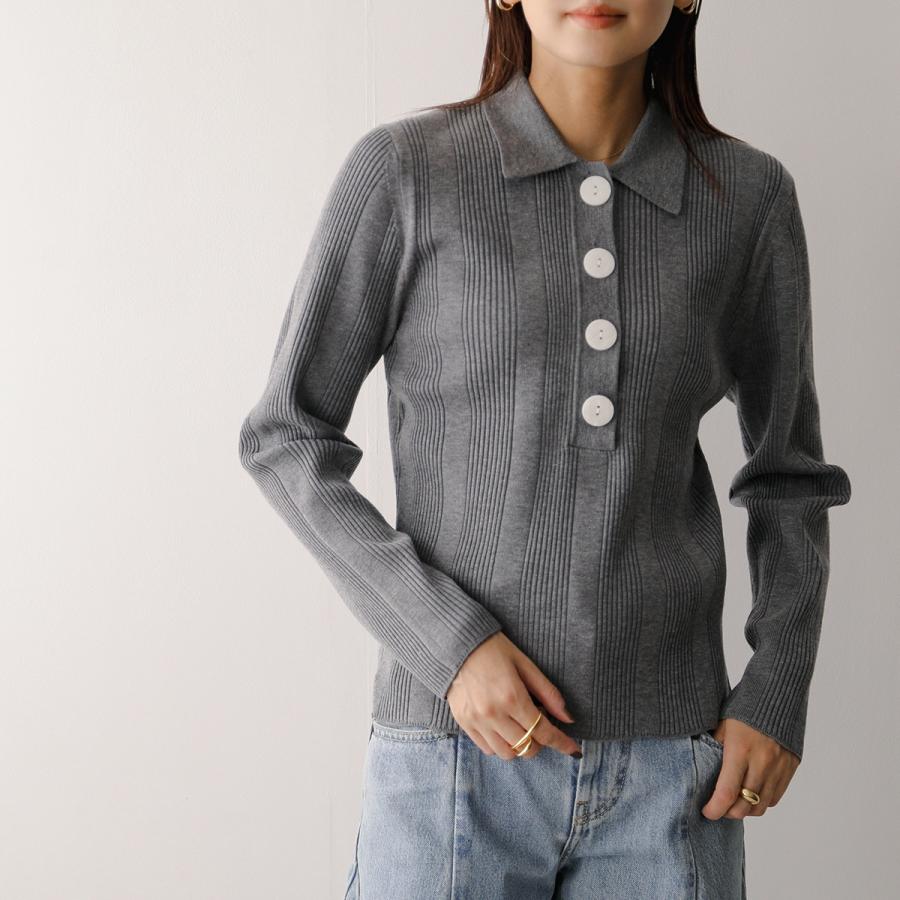 Torrazzo Donna TORRAZZO DONNA トラッゾドンナ ニット ポロシャツ 6262-462 レディース リブ 長袖 カラー3色 : インポートセレクトmusee - 通販 ...