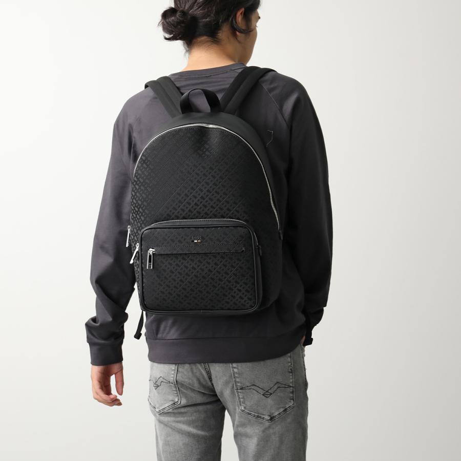 HUGO BOSS（ヒューゴ・ボス） バックパック Ray_ML_Backpack 50548062 メンズ エコレザー リュック デイパック ...