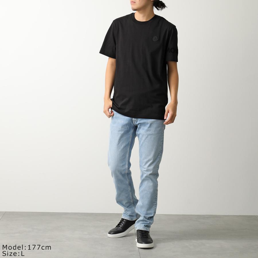 モンクレール Tシャツ メンズ MONCLER 8C00039 89AYW 999 ブラック サイズM MONCLER（モンクレール） MONCLER Matt Black マットブラック Tシャツ