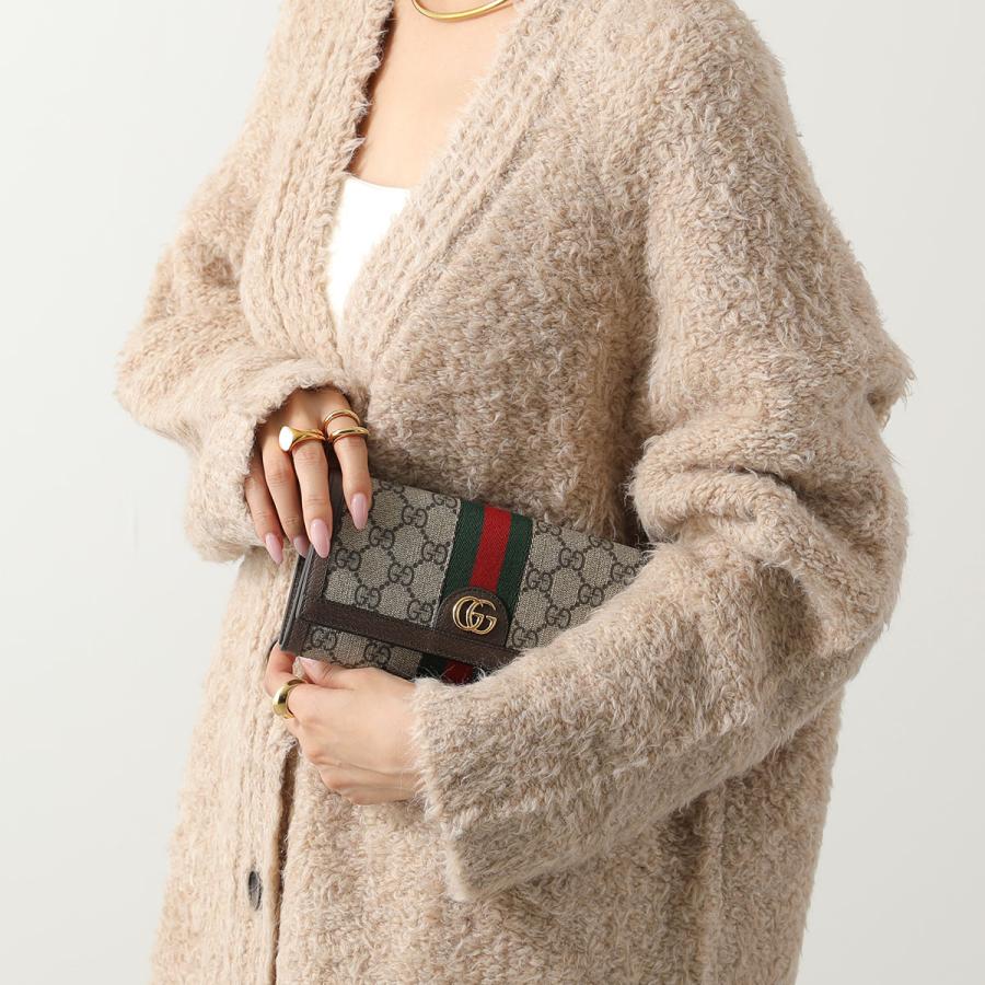 GUCCI（グッチ） チェーンウォレット OPHIDIA オフィディア 772309 96IWG レディース ショルダーバッグ GGスプリーム ダブルG 長財布 鞄 8745 ...