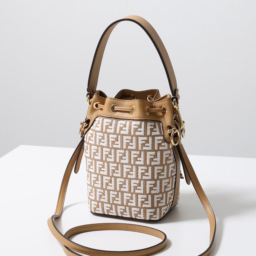 FENDI（フェンディ） ショルダーバッグ MON TRESOR モン トレゾール 8BS010 AQ19 レディース バケットバッグ ズッカ ...