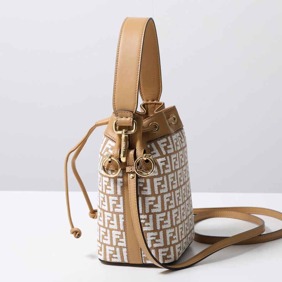 FENDI（フェンディ） ショルダーバッグ MON TRESOR モン トレゾール 8BS010 AQ19 レディース バケットバッグ ズッカ ...