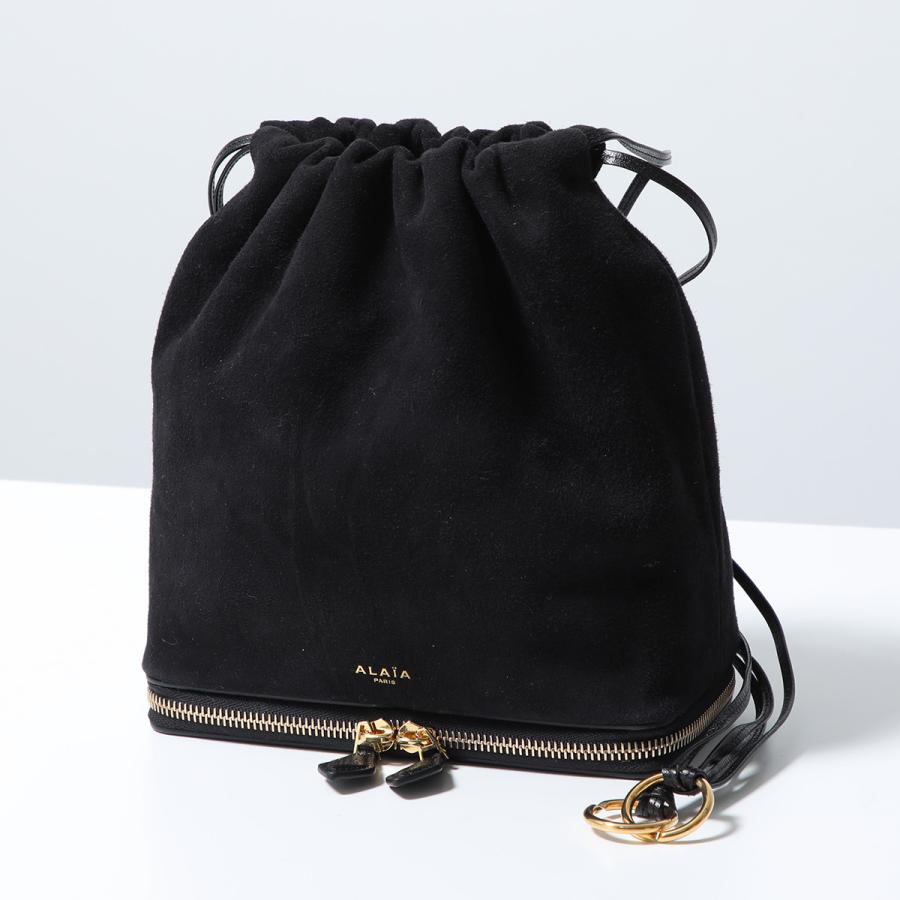 ALAIA（アライア） ハンドバッグ LE POCHON ル ポション AA1L2029CA577 レディース スウェード ショルダーバッグ ...