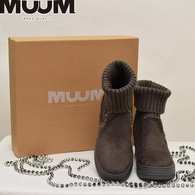 MUUM 新春値下げ SALE セール 20%OFF ショップ袋おまけ付 新作 ムーム リブニット切り替えスタッツ付きブーツ 正規品 返品不可 : PROLOGUE Yahoo!店 - 通販 ...