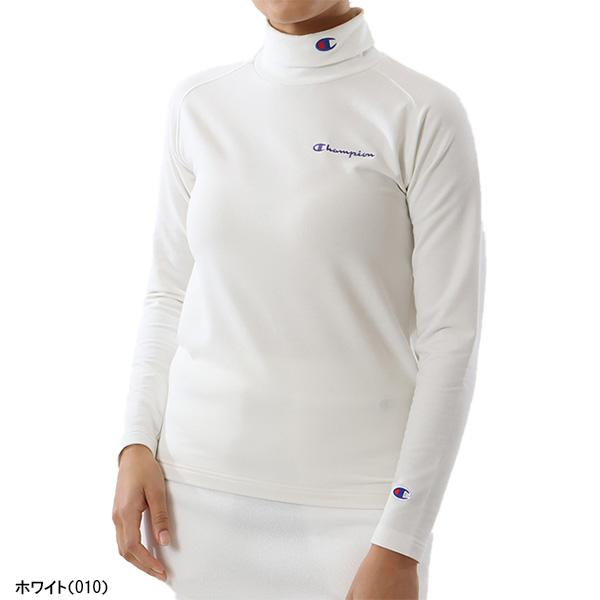 Champion（チャンピオン） レディース ゴルフ 長袖 タートルネックシャツ 22FW CW-WG407 ゴルフウェア : スポーツ ...