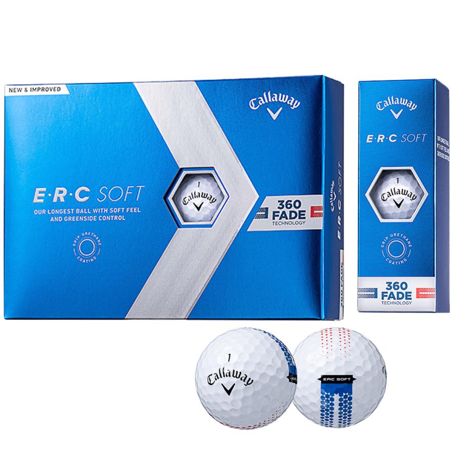 Callaway キャロウェイ E・R・C SOFT 360FADE ゴルフボール 1ダース ERCソフト : スポーツ プレスト - 通販 - Yahoo!ショッピング
