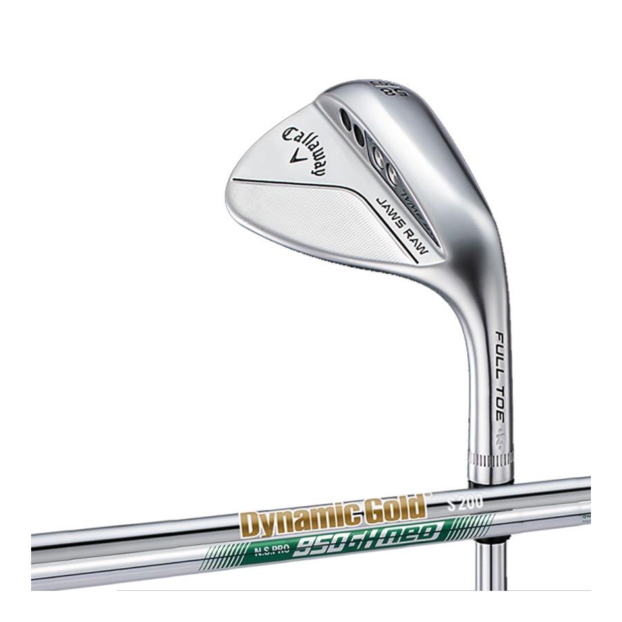 JAWS キャロウェイ RAW ウェッジ（J GRIND）クロムメッキ Dynamic Gold（S200）/NS PRO 950 GH neo（S）スチールシャフト装着 日本仕様 ...