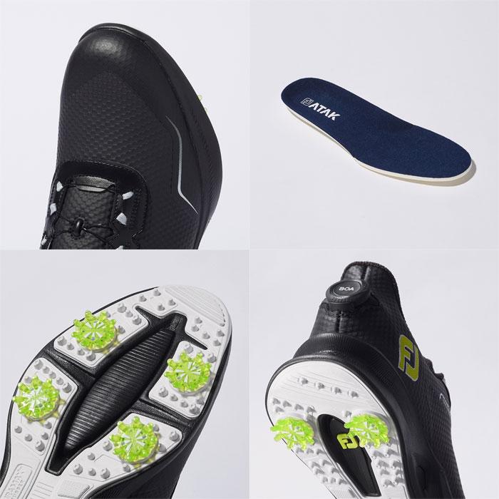 FootJoy（フットジョイ） ゴルフシューズ FJ アタック BOA メンズ 53377／53378／53380／53390 W 3E相当 ...