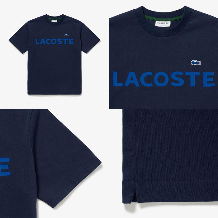 LACOSTE（ラコステ） 半袖 Tシャツ ヘビーウェイトブランドネームロゴT