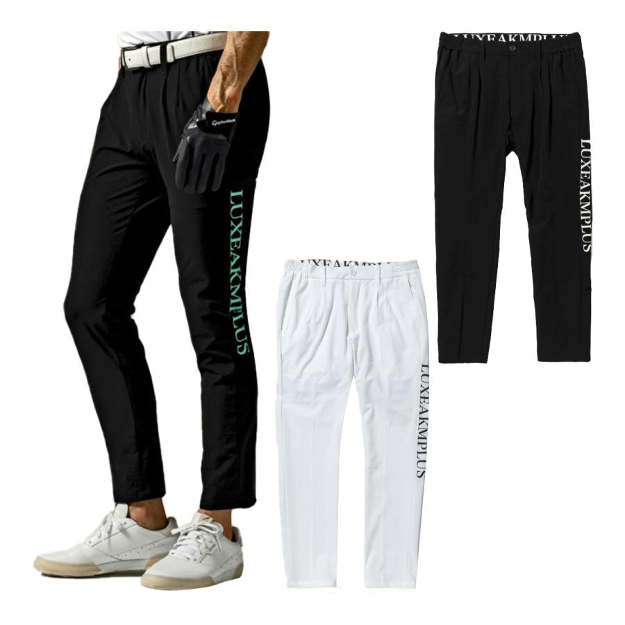 リュクスエイケイエムプラス ゴルフ ロングパンツ サイドロゴスーパーストレッチ メンズ LAB-23017 ゴルフウェア : スポーツ ...