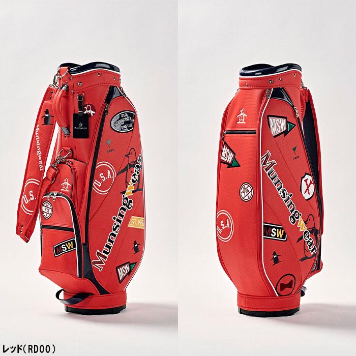 Munsingwear レディース マンシングウェア SEASON COLLECTION ポップデザイン 8.5型 キャディバッグ MQCXJJ01 ネームプレート刻印無料！ 2024年春夏 ...