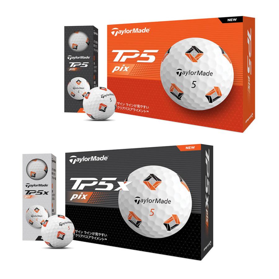 テーラーメイド ゴルフボール TP5 Pix／TP5x Pix 2024年モデル 1ダース（12球） TaylorMade :tm-tp5pixball24:スポーツ プレスト - 通販 ...
