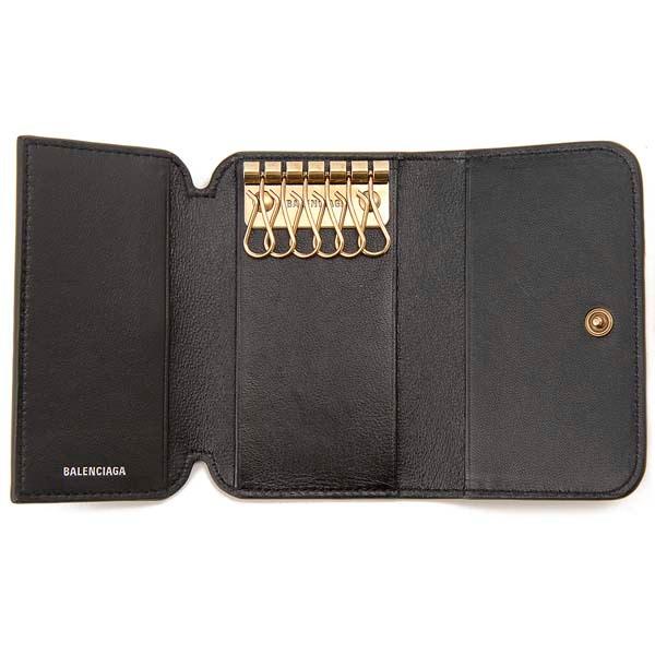 BALENCIAGA（バレンシアガ） キーケース ブラック 639820 1IZIM 1090 6連 キーリング付き : s-select - 通販 - Yahoo!ショッピング