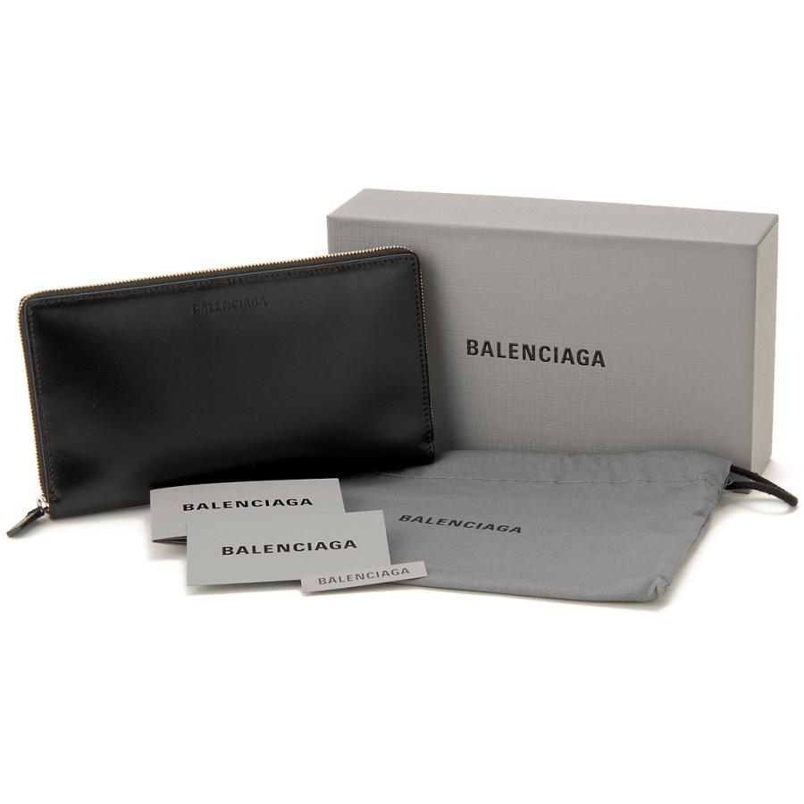 BALENCIAGA バレンシアガ ラウンドファスナー長財布 ブラック 664041 23VGY 1081 ESSENTIAL エッセンシャル : bc664041-23vmy-1081 ...