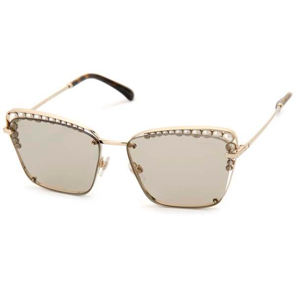 シャネル CHANEL サングラス レディース ゴールド 4235H C3953 スクエア アイウェア 眼鏡 メガネ : ch4235h ...