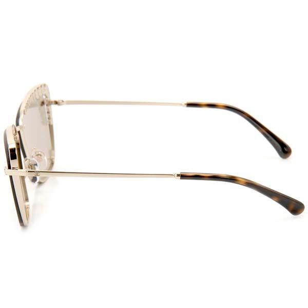 シャネル CHANEL サングラス レディース ゴールド 4235H C3953 スクエア アイウェア 眼鏡 メガネ : ch4235h ...