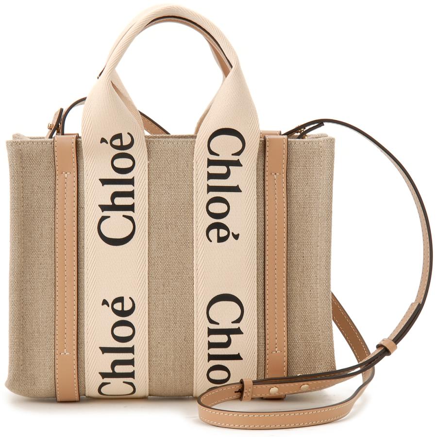 Chloe クロエ トートバッグ レディース ベージュ 22AS397 I26 90Z WOODY ウッディ : s-select - 通販 - Yahoo!ショッピング