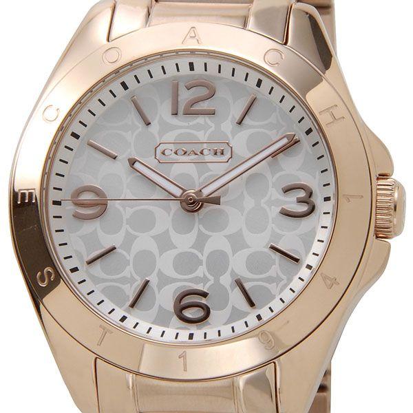 COACH コーチ 14501780 レディース 腕時計 トリステン シグネチャー シルバー×ローズゴールド ブランド : s-select ...