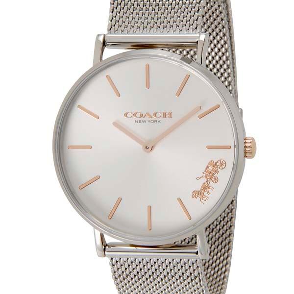 COACH コーチ 腕時計 レディース 14503124 PERRY ペリー シルバー メッシュブレスレット : s-select - 通販 ...