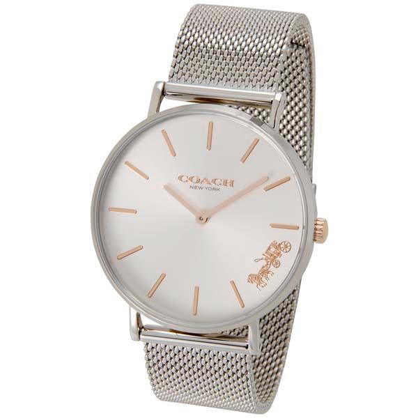 COACH コーチ 腕時計 レディース 14503124 PERRY ペリー シルバー メッシュブレスレット : s-select - 通販 ...