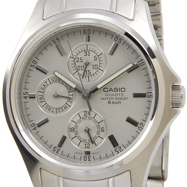 CASIO カシオ スタンダード MTP-1246D-7AJF シルバー メンズ腕時計 ブランド : s-select - 通販 ...