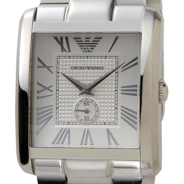 EMPORIO ARMANI エンポリオ アルマーニ 腕時計 AR1643 シルバー メンズ ブランド : s-select - 通販 ...