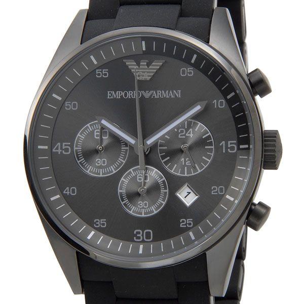 エンポリオ アルマーニ EMPORIO ARMANI メンズ 腕時計 クロノグラフ ブラック AR5889 ブランド : ea5889 : s ...
