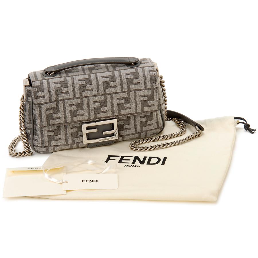 FENDI フェンディ ショルダーバッグ レディース グレー 8BR793 FENDI フェンディ ショルダーバッグ レディース グレー 8BR793