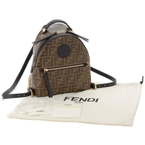 FENDI フェンディ リュック レディース ブラウン 8BZ038 A5K4 FENDI フェンディ リュック レディース ブラウン 8BZ038 A5K4