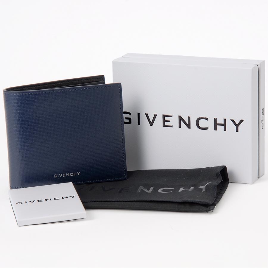 GIVENCHY ジバンシー 二つ折り財布 メンズ ネイビー BK6090K1T4414 : s-select - 通販 - Yahoo!ショッピング