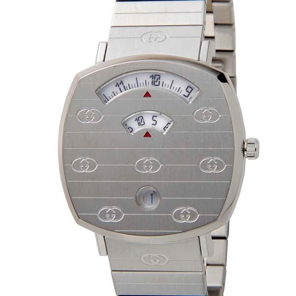 GUCCI（グッチ） 腕時計 YA157401 GRIP グリップ シルバー 35mm メンズ レディース : s-select - 通販 ...