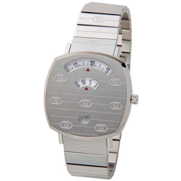 GUCCI（グッチ） 腕時計 YA157401 GRIP グリップ シルバー 35mm メンズ レディース : s-select - 通販 ...