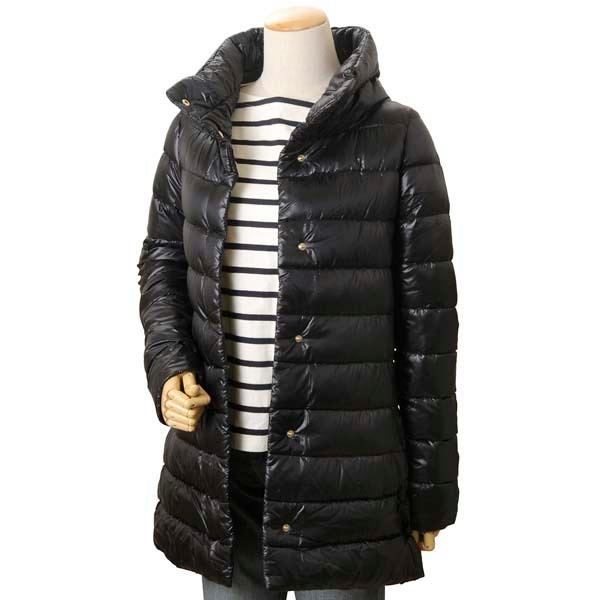 HERNO ヘルノ レディース ダウンジャケット ブラック PI0505DIC 12017 930 ICONICO AMELIA ロング ダウンコート : s-select - 通販 ...