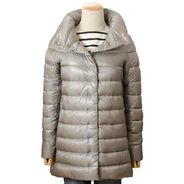 HERNO ヘルノ レディース ダウンジャケット グレー PI0505DIC 12017 942 ICONICO AMELIA ロング ダウンコート : s-select - 通販 ...