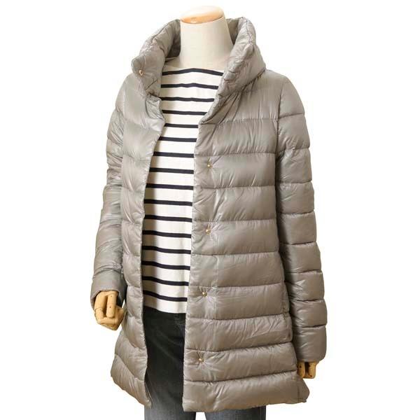 HERNO ヘルノ レディース ダウンジャケット グレー PI0505DIC 12017 942 ICONICO AMELIA ロング ダウンコート : s-select - 通販 ...