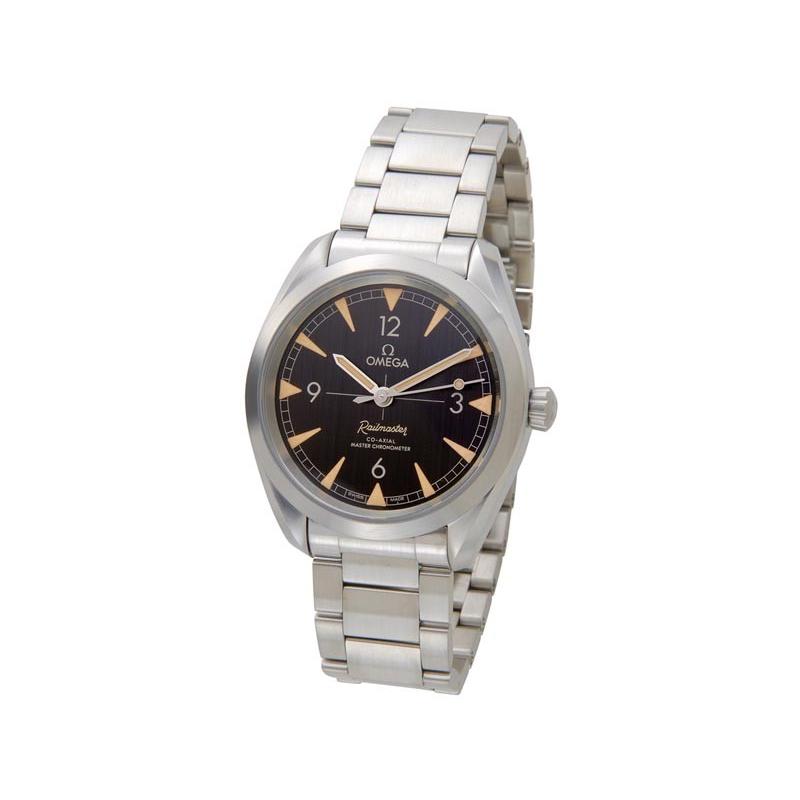 オメガ OMEGA シーマスター レイルマスター マスタークロノメーター 220.10.40.20.01.001 ブラック メンズ 腕時計 ...