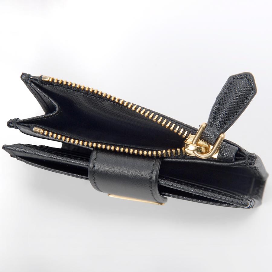 PRADA プラダ 二つ折り財布 レディース ブラック 1ML047 2DYG F0002 BIFOLD WALLET : s-select - 通販 - Yahoo!ショッピング