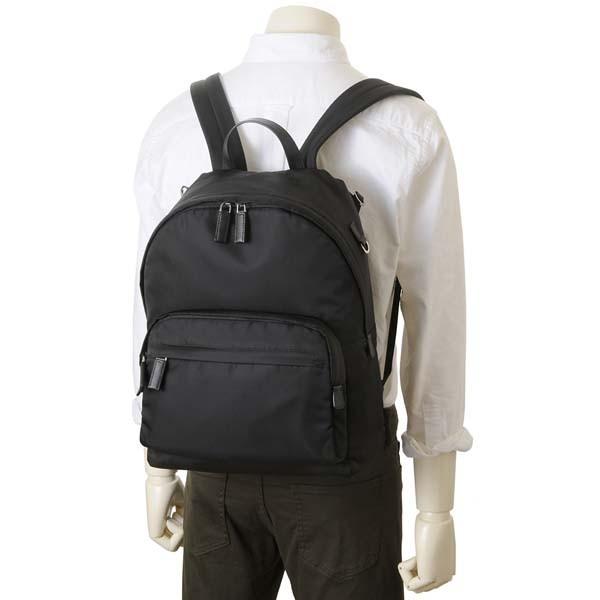 PRADA プラダ リュック メンズ ブラック 2VZ066 973 F0002 PRADA プラダ リュック メンズ ブラック 2VZ066 973 F0002