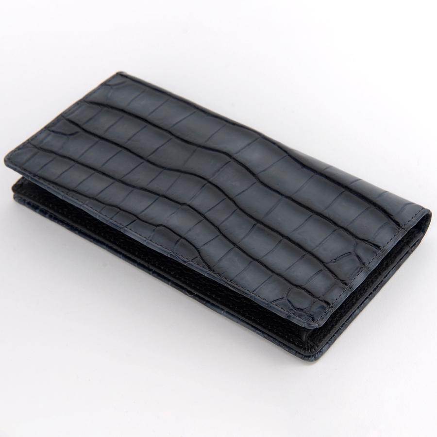 RODANIA ロダニア グラデーション クロコダイル 長札 長財布 高級皮革