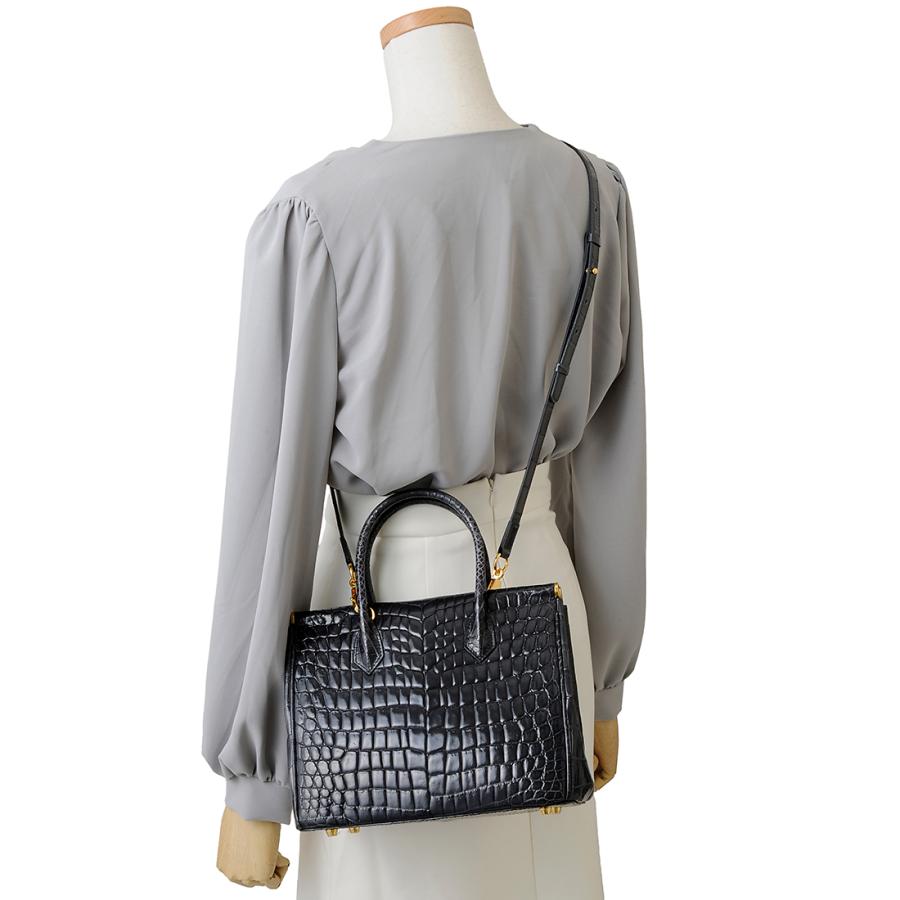 RODANIA（ロダニア） HCP シャイニング クロコダイル ハンドバッグ