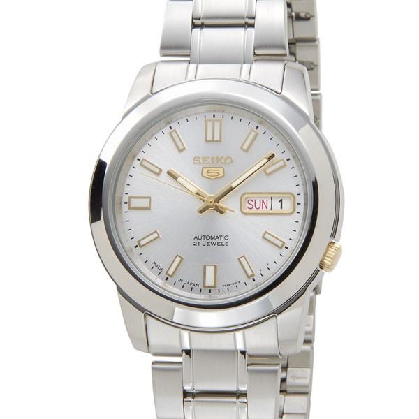 SEIKO（セイコー） SEIKO SNKK09J1 SEIKO5 セイコーファイブ 日本製 自動巻き シルバー メンズ 腕時計 : s ...
