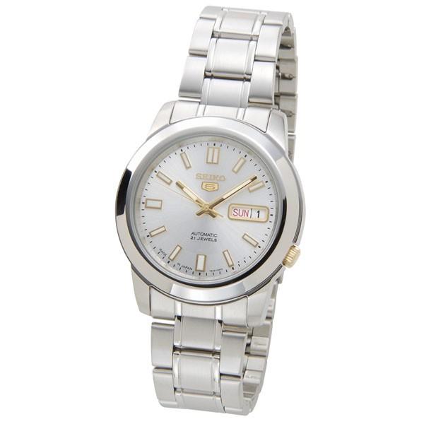 SEIKO（セイコー） SEIKO SNKK09J1 SEIKO5 セイコーファイブ 日本製 自動巻き シルバー メンズ 腕時計 : s ...
