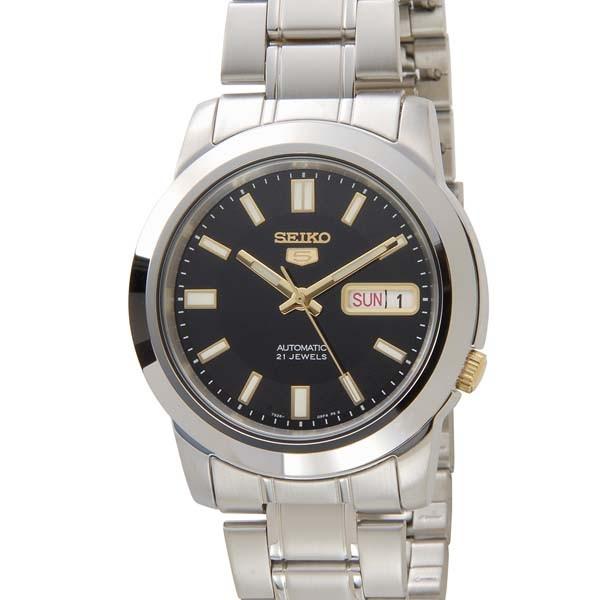 Seiko 5 セイコー5 セイコーファイブ メンズ 時計 SNKK17K1 ブラック SEIKO セイコー 自動巻き 腕時計 ウォッチ ...