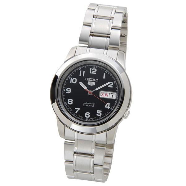 SEIKO セイコー SNKK35J1 SEIKO5 セイコーファイブ 日本製 自動巻き ブラック メンズ 腕時計 : s-select ...