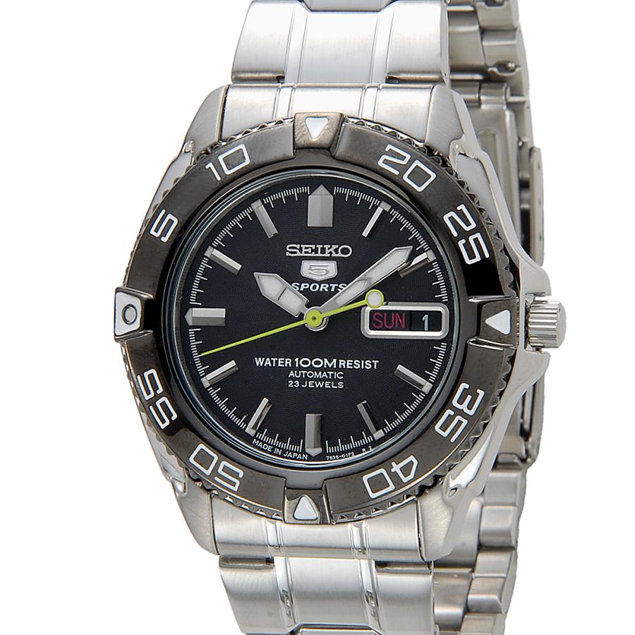 Seiko 5 SEIKO セイコー メンズ SNZB23J1 セイコー5スポーツ ブラック 日本製 腕時計 : s-select - 通販 ...