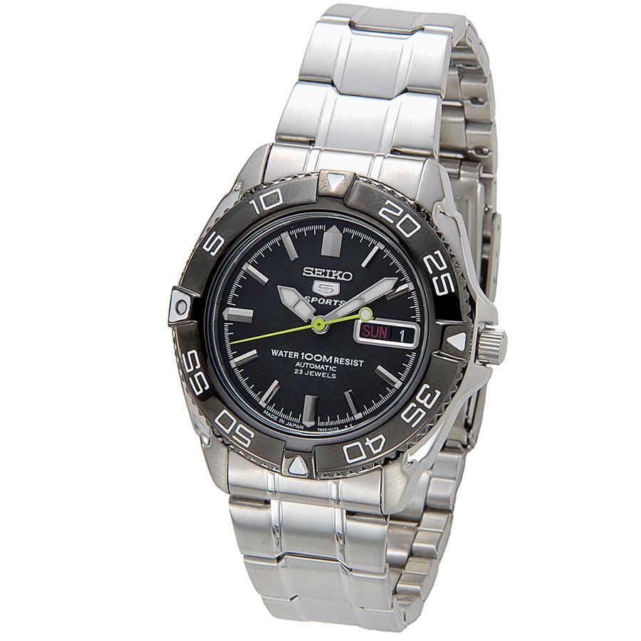 SEIKO セイコー メンズ SNZB23J1 セイコー5スポーツ ブラック 日本製 腕時計 :SESNZB23J1:s-select ...