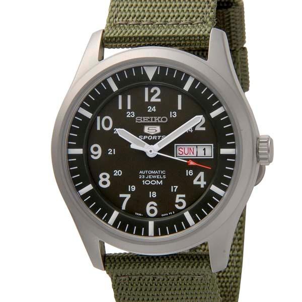 SEIKO セイコー 腕時計 メンズ グリーン SNZG09K1 SEIKO5 ファイブ スポーツ : s-select - 通販 ...
