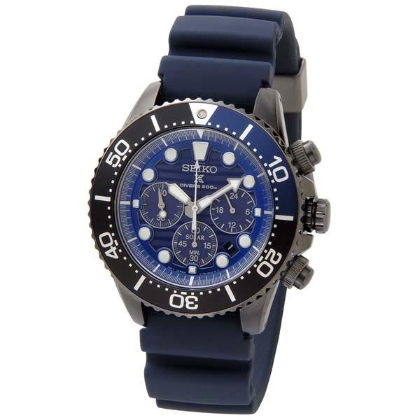 PROSPEX セイコー Seiko プロスペックス メンズ 腕時計 SSC701P1 ソーラー ダイバーズ ブルー クロノグラフ : s ...