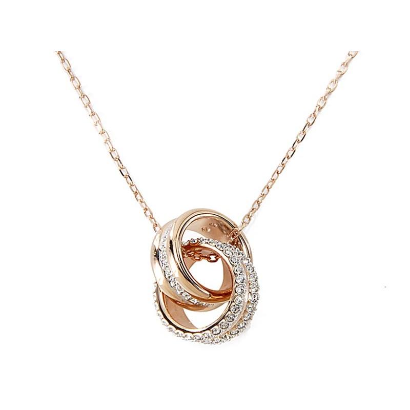 SWAROVSKI スワロフスキー ネックレス 5240525 ピンクゴールド レディース [ジュエリー・アクセサリー] 新品 : s ...